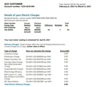 How To Read Your Atlantic City Electric Bill