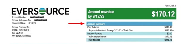 How to Read Your Eversource Utility Bill